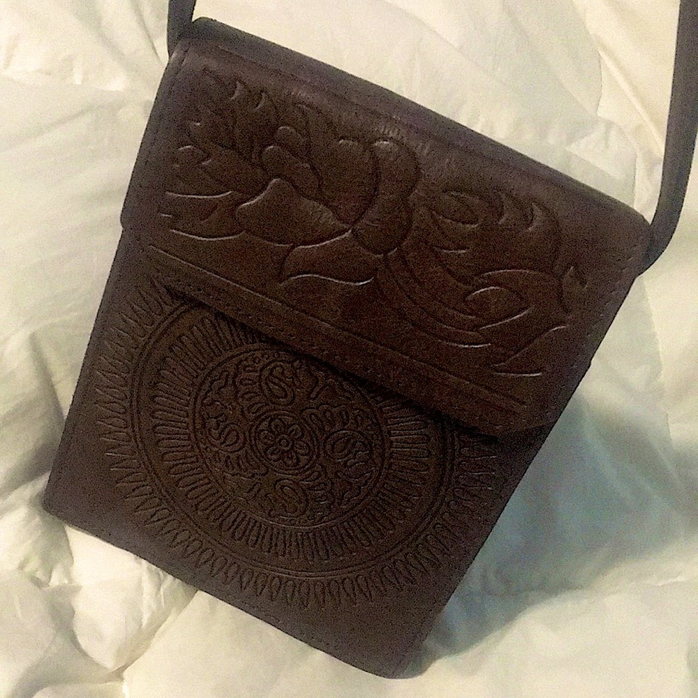 Patricia Nash Leather Tooled Envelope Bag. Gorgeous - Gem